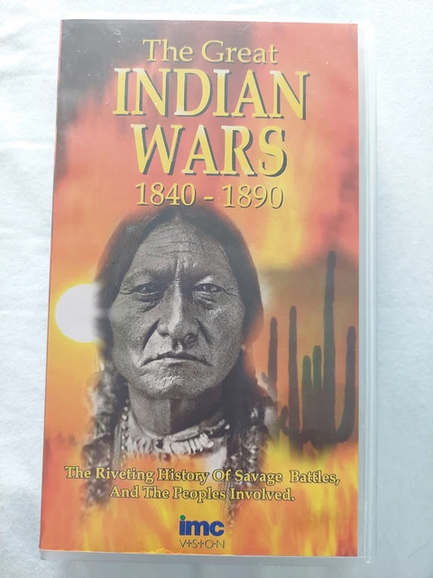 THE GREAT INDIAN WARS UK PAL VHS VIDEO 2000 Native American Genocide ...