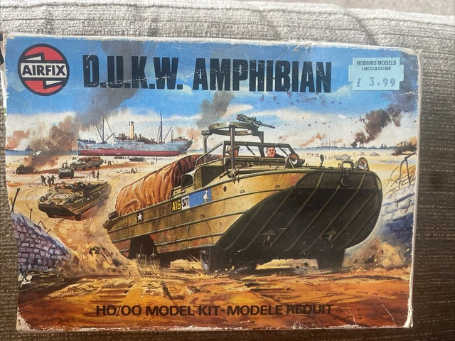 RARE 1976 AIRFIX Dukw Amphibian Model Kit Ho/00 Scale 61312-5 Fast ...