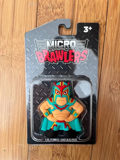 MICRO BRAWLERS ULTIMO Dragon PRO WRESTLING TEES Jouet Action Figure Wwe ...