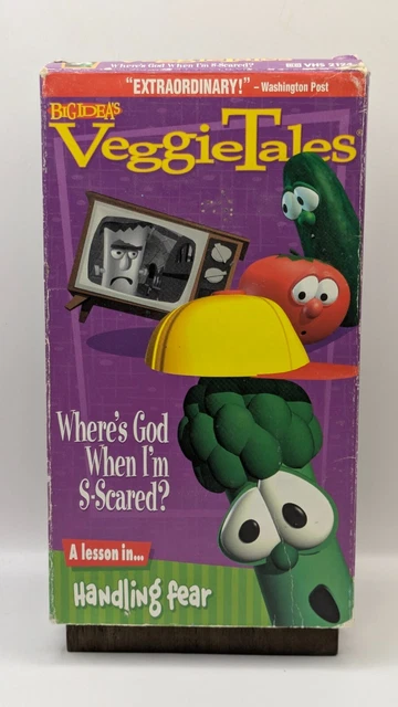 VEGGIETALES WHERE’S GOD When I’m S-Scared? VHS Video Tape RELIGIOUS ...