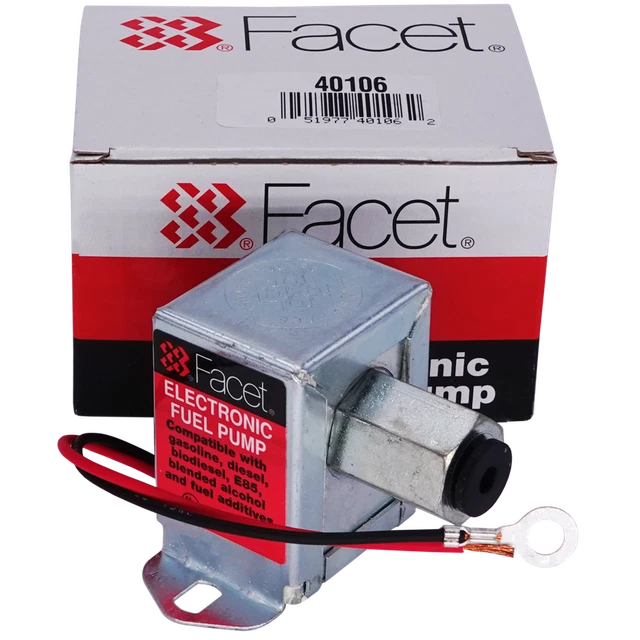 FACET FACET-40106 FUEL Pump Purolator Solid State Electronic 12V ...