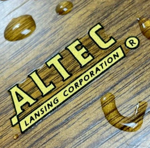 ALTEC LANSING LOGO Type-A Water Slide Decal Water Decal Sticker For ...