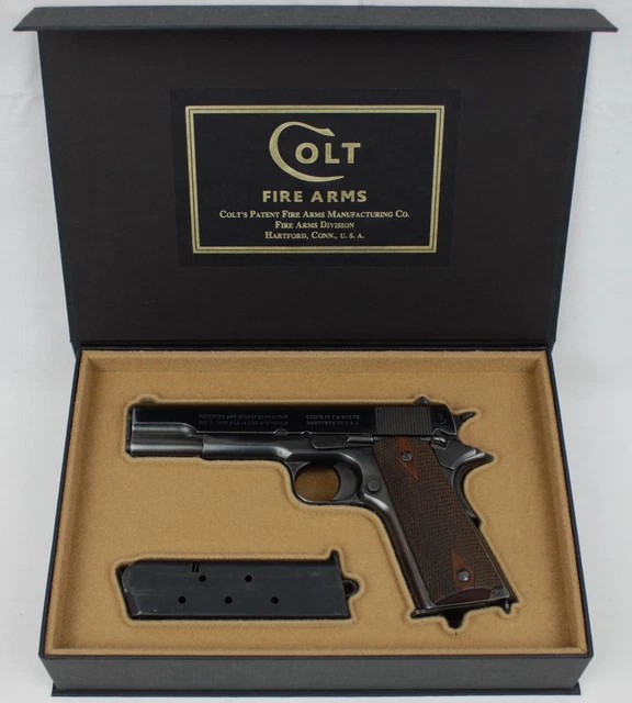 FIREARMS PRESENTATION CUSTOM DISPLAY CASE BOX for COLT m1911 government ...