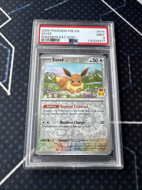 2025 POKEMON PRE En-Prismatic Evolutions Pokemon Day 2025 #074 Eevee ...