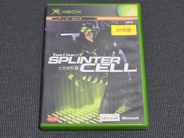 MICROSOFT XBOX SPLINTER Cell Retro Game Korean Ver. for MS Console ...