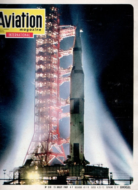 AVIATION MAGAZINE N°518 1969 fusée Apollo EUR 3,70 - PicClick FR