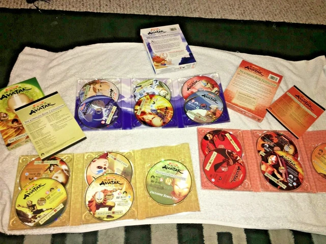 NICKELODEON AVATAR DVD BOX Set Complete Book Collection 1/2/3 The Last ...