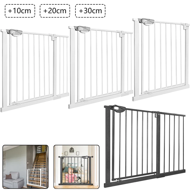 75-115 CM TREPPENGITTER Treppenschutzgitter Kindergitter ohne Bohren Auto-Close* EUR 28,59 ...
