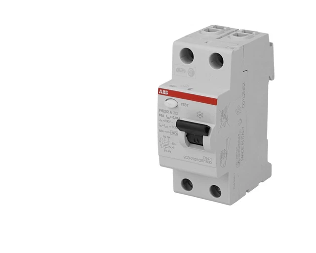 INTERRUPTEUR DIFFÉRENTIEL 63A / 30mA / type A à vis ABB EUR 69,06 - PicClick FR