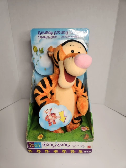 BRAND NEW VINTAGE 1998 Disney 12” Bouncing Tigger Talking Jumping ...