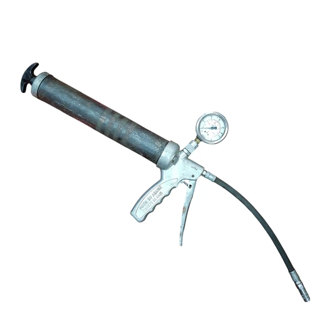 ABNOX HIGH-PRESSURE GREASE Gun 400 Bar 1 Unit Hose Nozzle 14mm 400cm3 ...