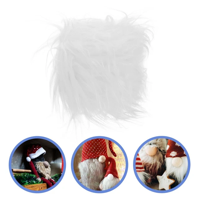 DIY GNOME BEARD Making Fabric Artificial Fake Dwarf Christmas Sock ...