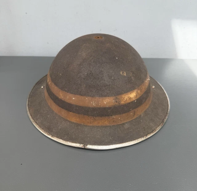 WW2 MK2 BRODIE Police Sergeant Helmet 1938 Dated £37.10 - PicClick UK