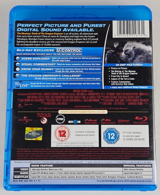 THE MUMMY TOMB Of The Dragon Emperor - Blu-ray Region B - VGC - Mint ...