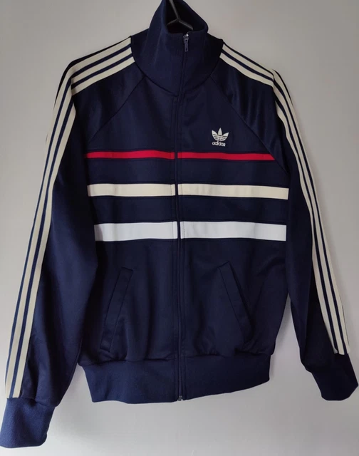 VINTAGE ADIDAS FIRST Tracksuit Track Top Jacket Veste Ventex Keyrolan ...