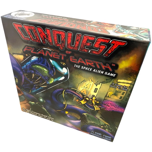 CONQUEST OF PLANET Earth The Space Alien Game ~ Flying Frog Productions ...