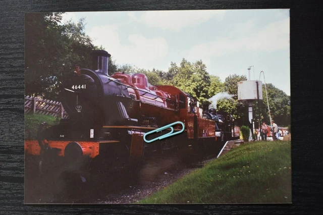 TRAIN PHOTOGRAPH OF Railway Steam Locomotive No 46441 Betty Beet ...