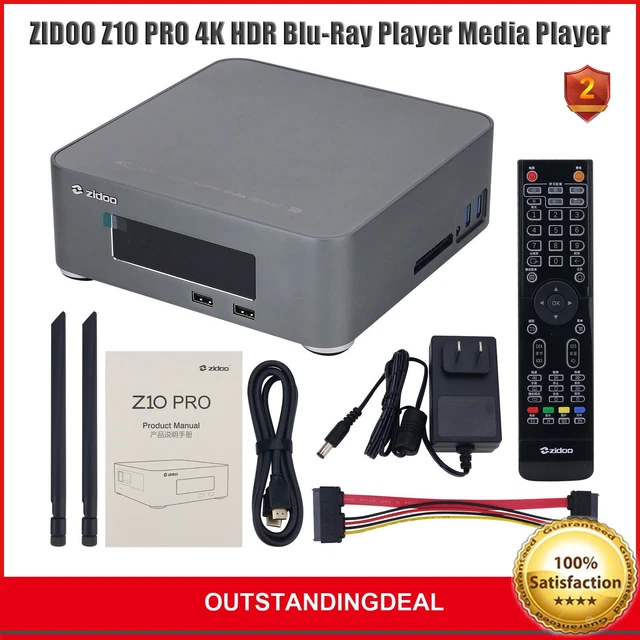 ZIDOO Z10 PRO 4K HDR Blu-Ray Player Media Player UHD HDD Player 2G + 32G os67 EUR 392,27 ...