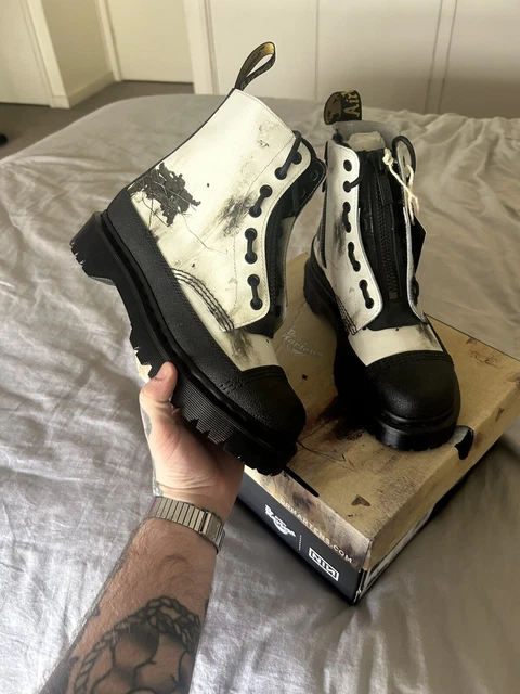 DR. MARTENS X Nine Inch Nails 1460 Boots Mens Us 8 White limited ...