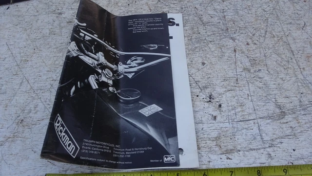 ORIGINAL RICKMAN MOTORCYCLES Zundapp 125 Six Day Enduro & R125MX Sales ...