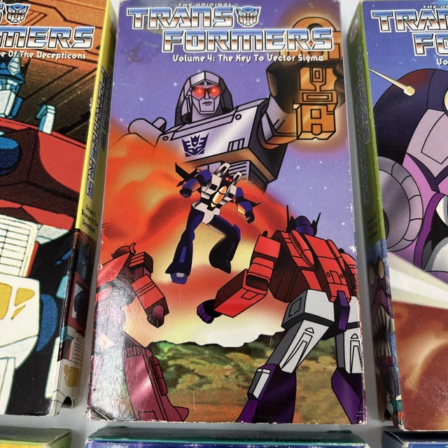 VINTAGE TRANSFORMERS CARTOONS VHS Tapes- Kid Rhino Vol 2,4,5,6,7,8,12 ...