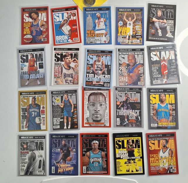 2020-21 NBA HOOPS Slam Magazine COMPLETE Set #1-20 Kobe Luka Doncic ...