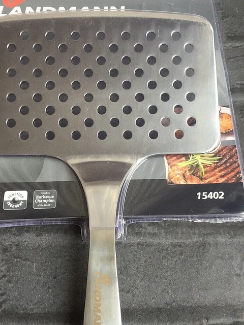 LANDMANN BBQ FISH/MEAT Stainless Steel Heavy Duty Spatula*New/Wrapped ...