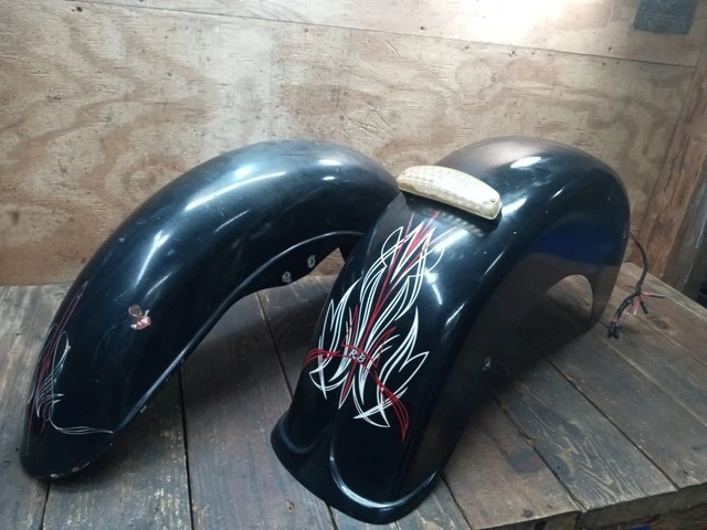 75-79 HONDA GOLDWING GL1000 Metal Front Rear Custom Fender Fiberglass ...