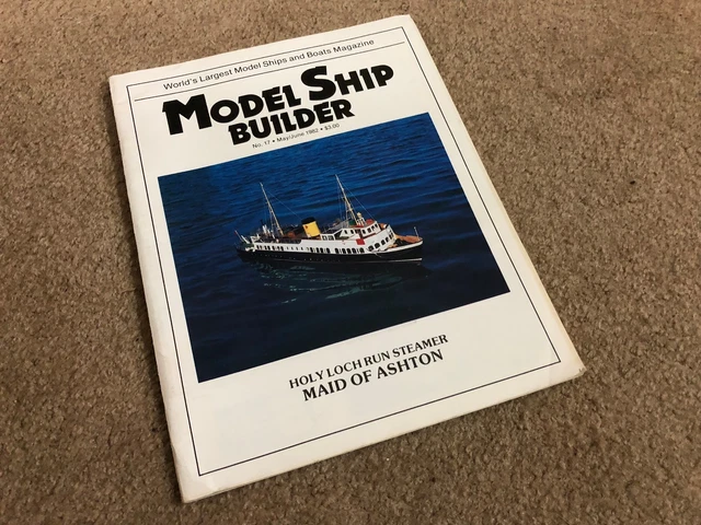 MAY/JUNE 1982 MODEL SHIP BUILDER boat model magazine $12.00 - PicClick