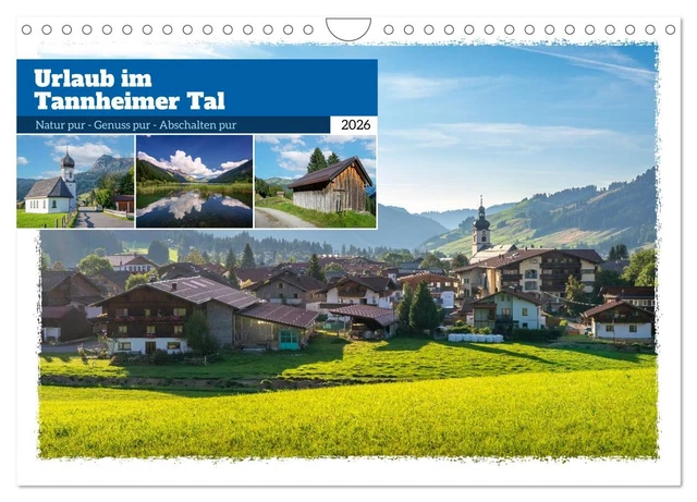URLAUB IM TANNHEIMER Tal (Wandkalender 2026 DIN A4 quer), CALVENDO ...