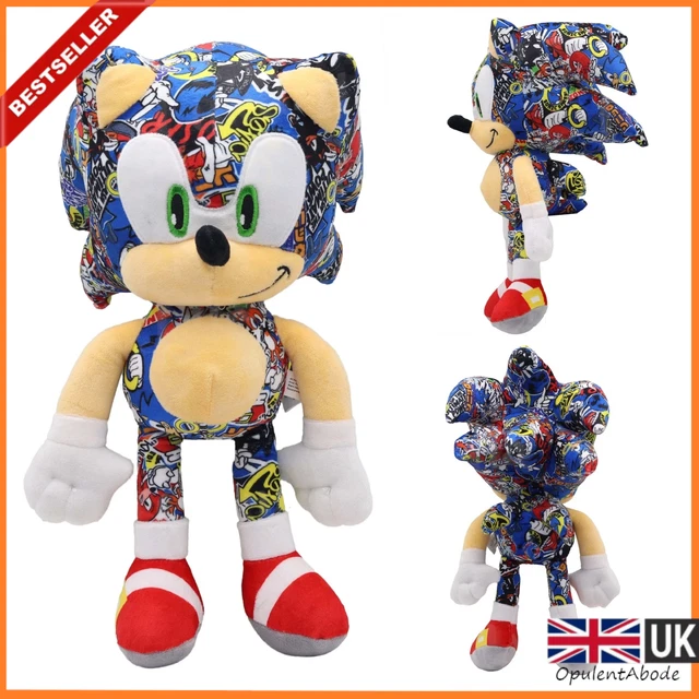 SONIC THE HEDGEHOG Graffiti Plushie Stuffed Games Plush Toy Shadow SEGA ...