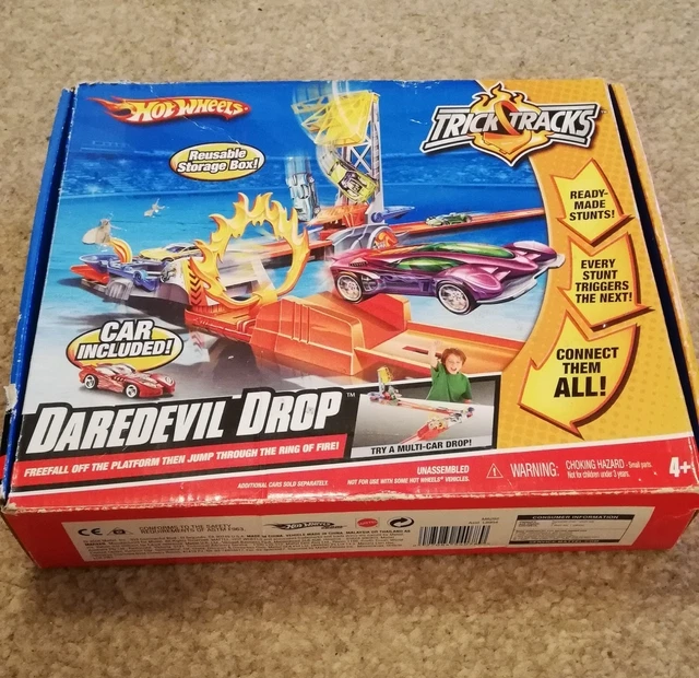 HOT WHEELS DAREDEVIL Drop Track Set With Cars £5.50 - PicClick UK