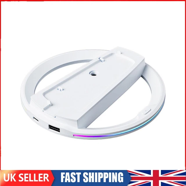 FOR PS5 SLIM Console Vertical Stand RGB Base Stand with USB2.0 Port ...