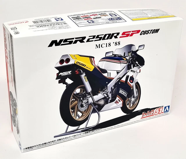 AOSHIMA 1/12 - Honda NSR 250R SP Custom MC18 1988 Model Scale Motorbike Kit £49.99 - PicClick UK