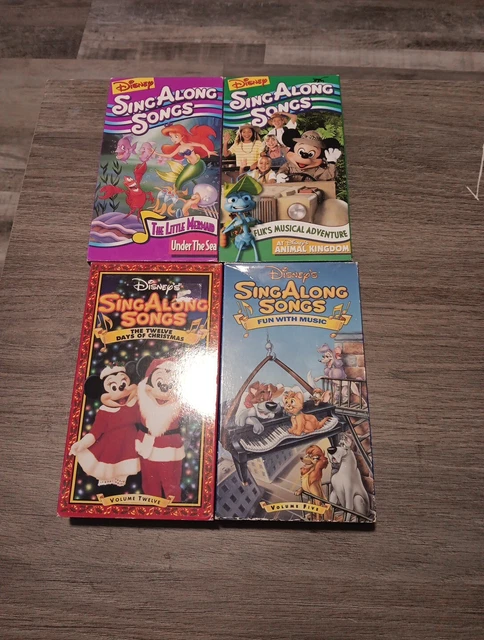 DISNEYS SING ALONG Songs VHS Lot 10 Original 80s 90s £17.97 - PicClick UK