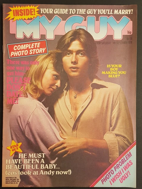 MY GUY MAGAZINE 9 Sept 1978 - Ian Ogilvy, Andy Gibb, Nikki Richards ...