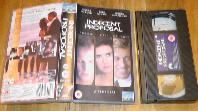 INDECENT PROPOSAL CIC VHS Video PAL VCR £4.99 - PicClick UK