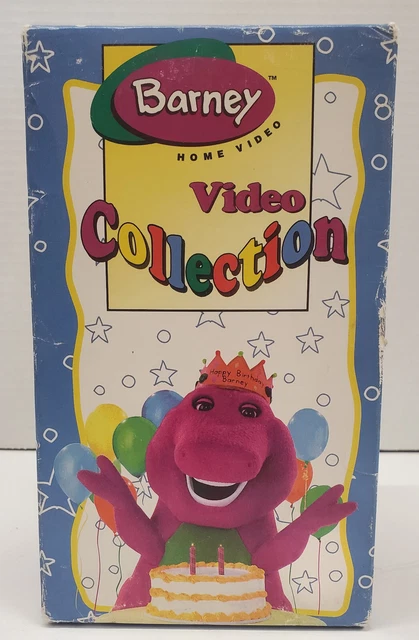 BARNEY THE DINOSAUR Home Video Collection VHS w/ Lyric Books Sing-A ...