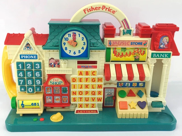 FISHER-PRICE SMART STREET Electronic Learning Toy Playset 1994 - Parts ...