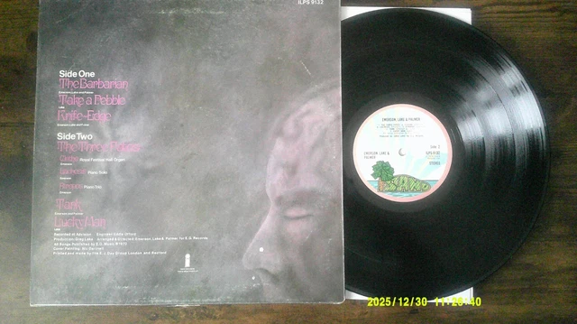 EMERSON LAKE AND Palmer - Self Titled - Vinyl LP 1970 £5.45 - PicClick UK