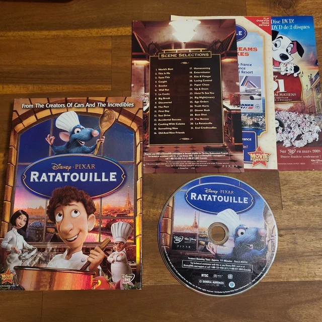 RATATOUILLE DVD DISNEY Pixar (2007) Rated G $7.85 - PicClick CA