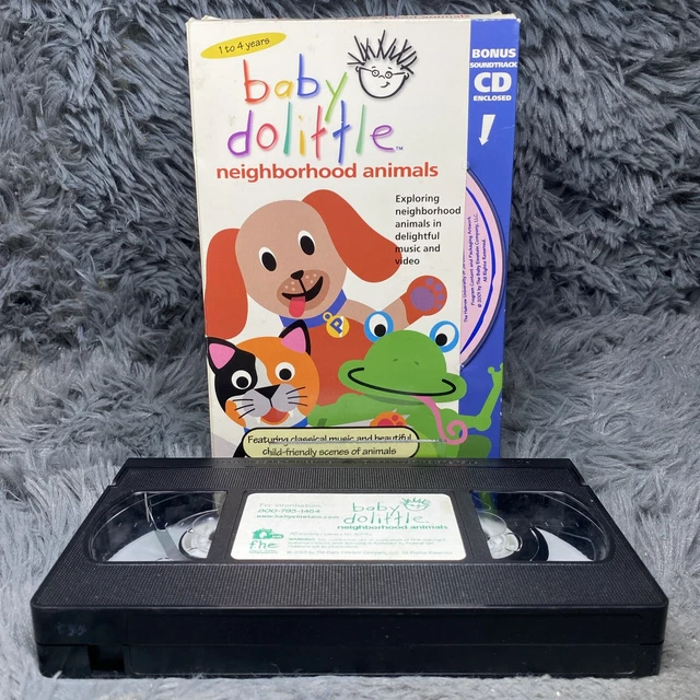 BABY EINSTEIN - Baby Dolittle Neighborhood Animals VHS 2001 Children’s ...
