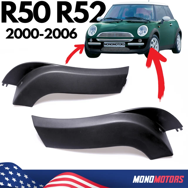 FOR MINI COOPER Front Bumper Black Trim Set R50 R52 R53 2000-2006 ...