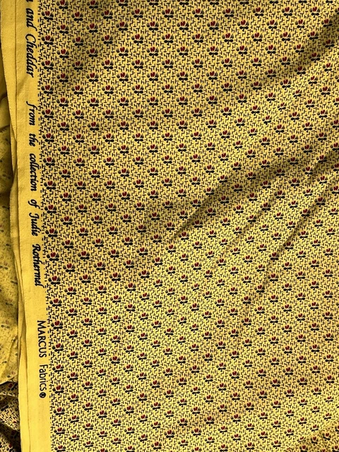 JUDIE ROTHERMEL MARCUS Fabrics Butter Churn & Cheddar Cotton Print 1/2 ...