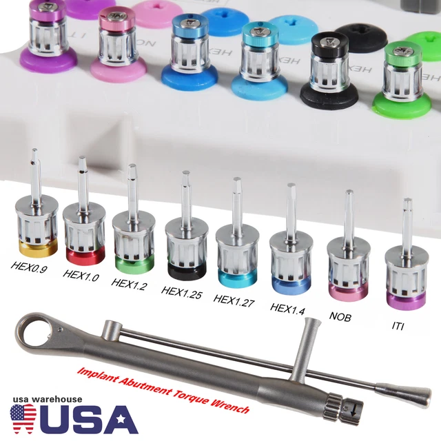 UNIVERSAL PROSTHETIC RESTORATION Hand Driver Tool Dental Implant ...