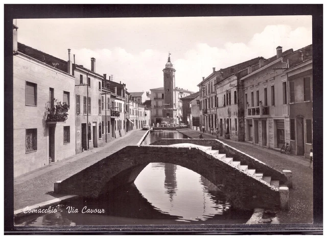 CARTOLINA COMACCHIO VIA Cavour Ferrara Animata Auto HE168 EUR 5,60 ...