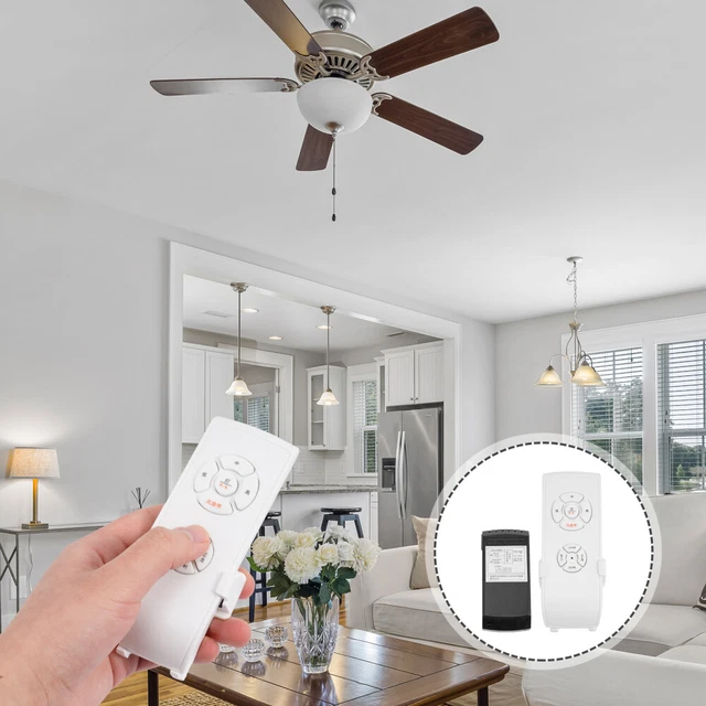 FAN LIGHT REMOTE Control Abs Ceiling Replacement Universal Kit for $29. ...
