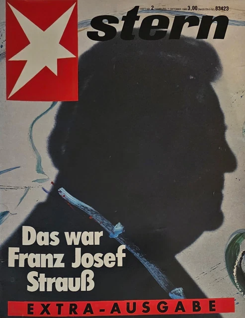 STERN EXTRA-AUSGABE: &DAS war Franz Josef Strauß" vom 07.10.1988 EUR 5 ...