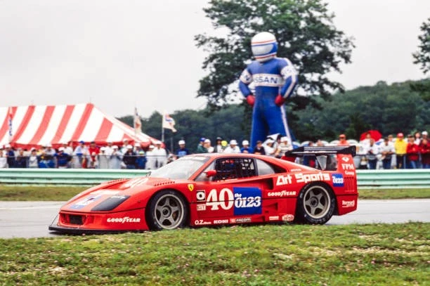 JEAN PIERRE JABOUILLE 0123 Art Sports Ferrari F40 LM during the Ro- Old ...