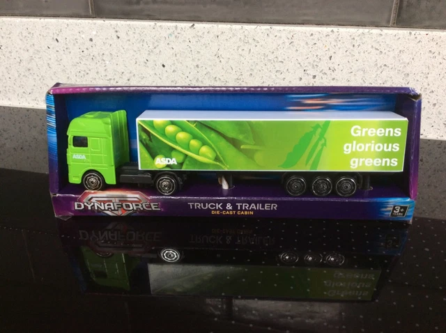 ASDA MODEL TRUCK HGV Lorry With Trailer Scale 1:87 Diecast Car £10.89 ...